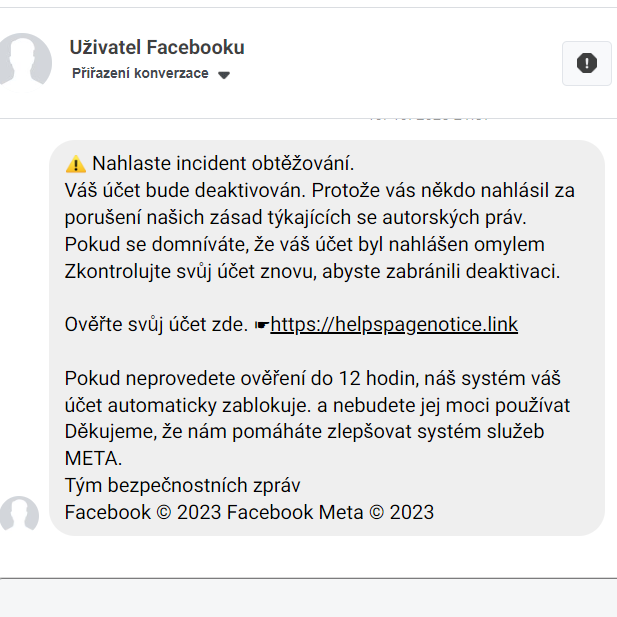 Také jste se již setkali s podvodnými zprávami v Messengeru?